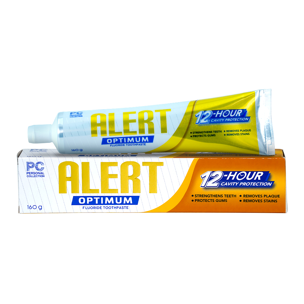 ALERT OPTIMUM FLOURIDE TOOTHPASTE 160G | Shopee Malaysia