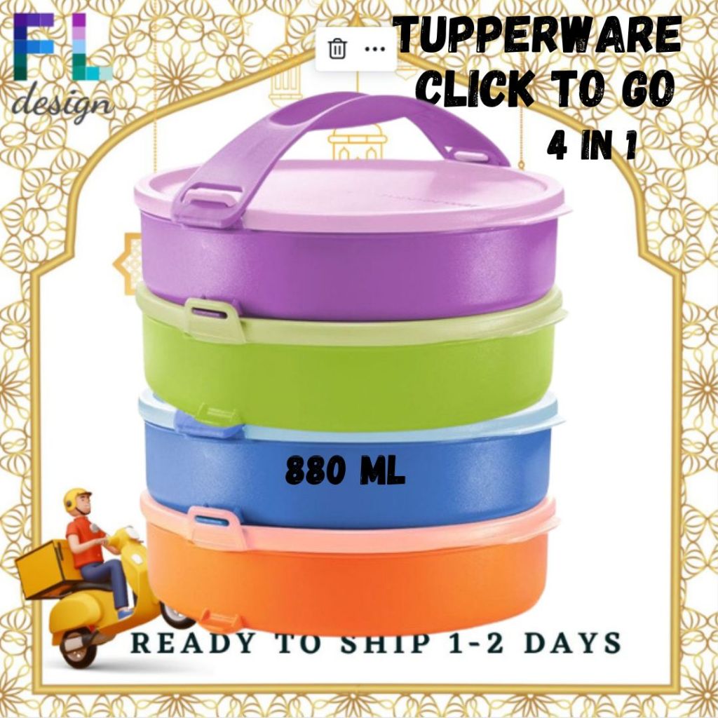 🎁 Hadiah Tupperware🎁Wish card 🎁READY STOCK TUPPAO BENTO LUNCH BOX ...