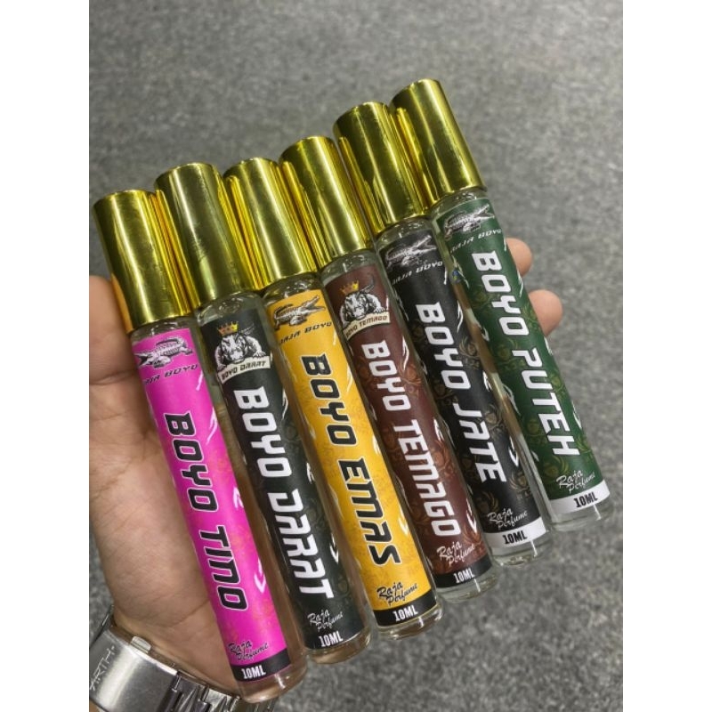 RAJ-4 PERFUME SET COMBO BOYO TRAVEL PEN BULAT GRED PREMIUM 10ML ...