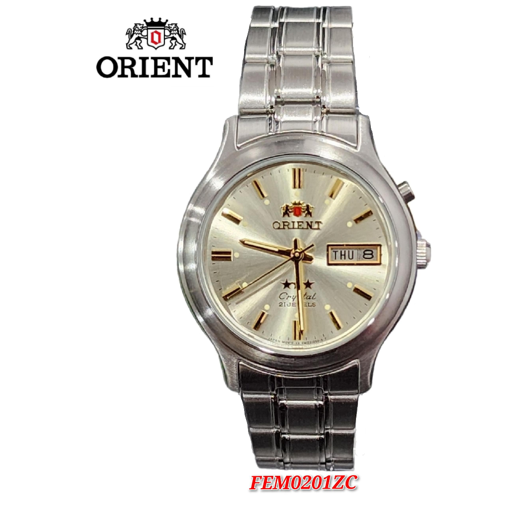 Orient Tristar (3 Star) Men's Automatic Silver Watch FEM0201ZC .. | Shopee Malaysia
