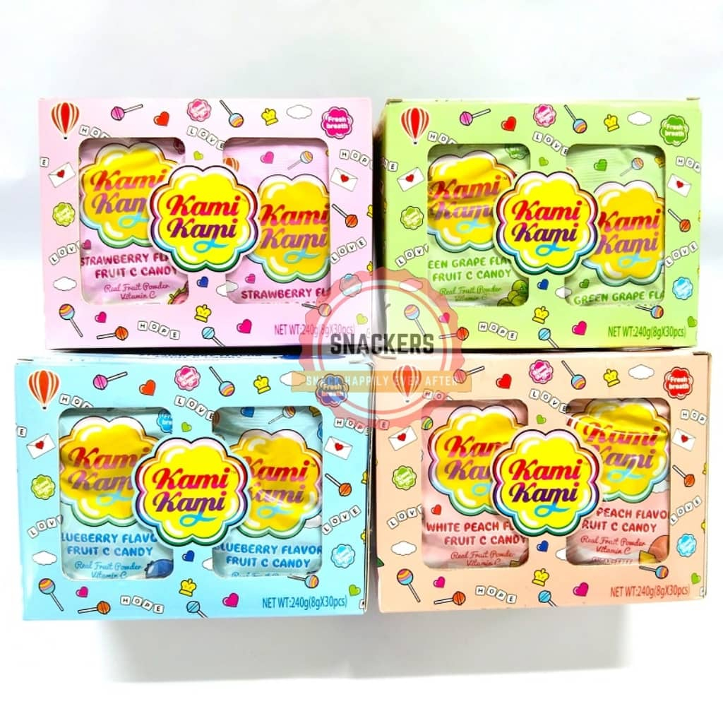 🔥Ready Stock🔥 Kami Kami Tablet 30pcs Strawberry / Peach / Blueberry ...