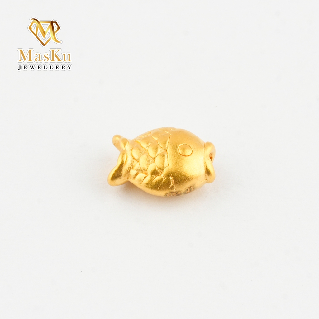 MasKu Jewellery 999 Charm / 999 Charm Gold Fish MKJH181109 | Shopee ...