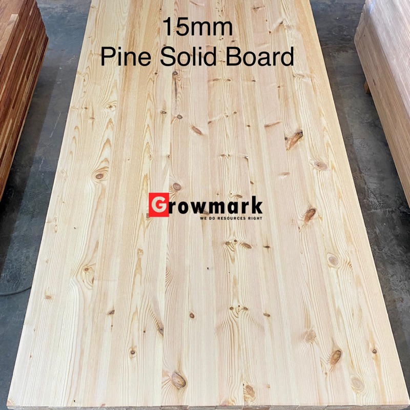 Papan Pine Solid, Combo 2pcs, Knotty Grade, 15mm, 2’x4’ | Shopee Malaysia