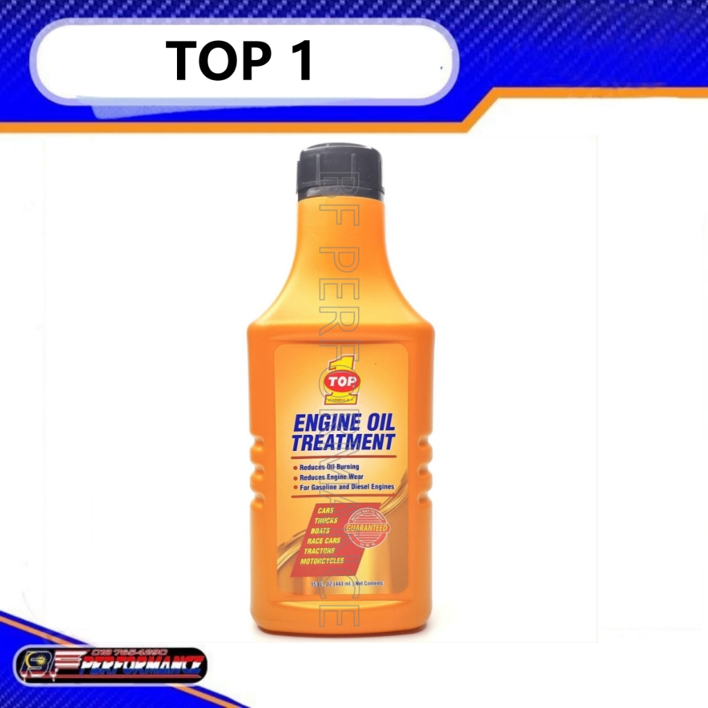 10100 Top 1 Engine Oil Treatment 443ML DIESEL GASOLINE CAR LORRY MOTOR ...