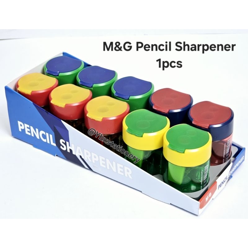 M&G Pencil Sharpener 2Slot/2Head APS912C1 铅笔刨，笔转 | Shopee Malaysia