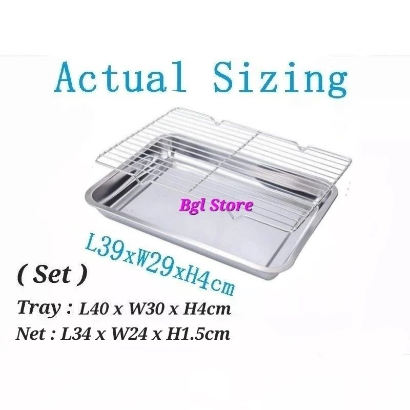 High Quality Stainless Steel Cooling Tray With Rack / Draining Tray ...