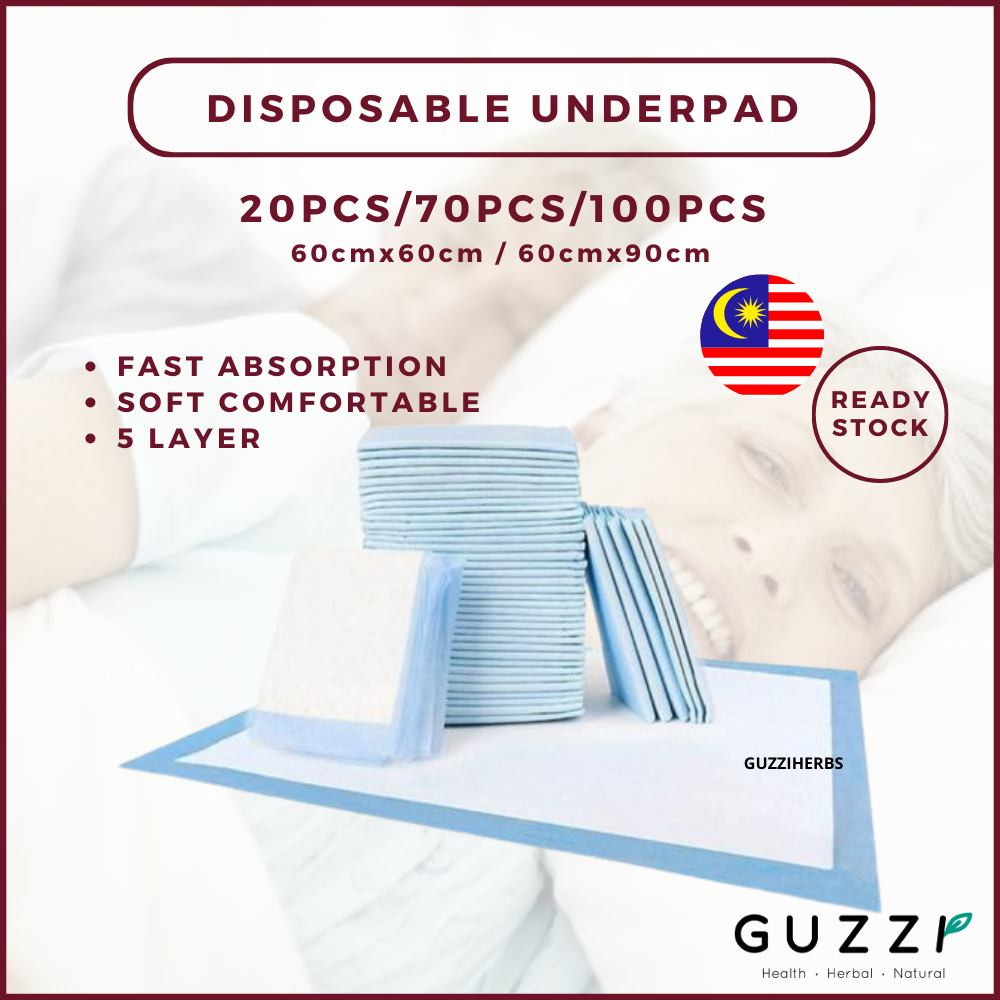 M/L/XL/XXL Size Wholesale Disposable Underpad 5 Layer Pelapik Tilam ...
