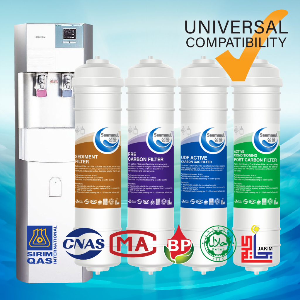 Enhanced Water Filter SAEMMUL 10" Mineral Universal Compatibility ...
