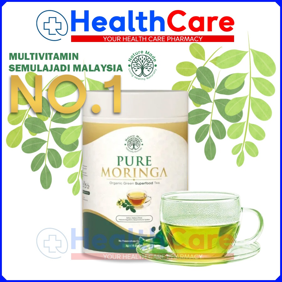 (HQ STOCK) Naturel Made Pure Moringa Tea Superfood Tea | Shopee Malaysia