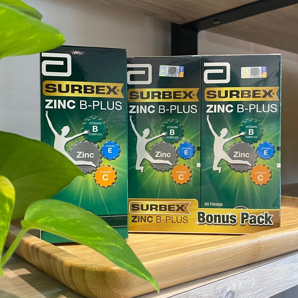 Abbott SURBEX ZINC B-PLUS 2 x 60s (exp:11/2026) | Shopee Malaysia