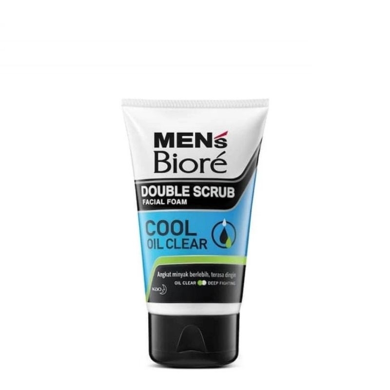 Biore Men's Double Scrub Facial Foam 50g | Shopee Malaysia