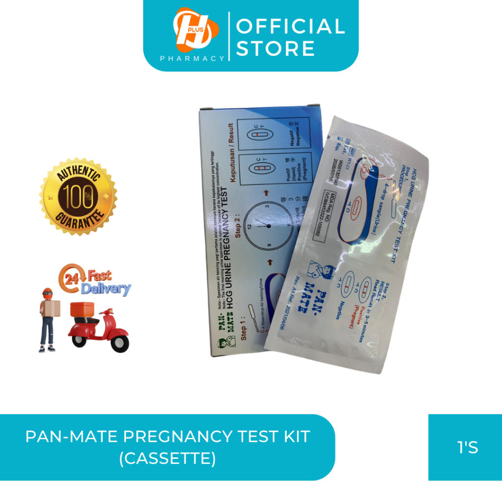 PAN-MATE PREGNANCY TEST KIT (CASSETTE) 1'S | Shopee Malaysia