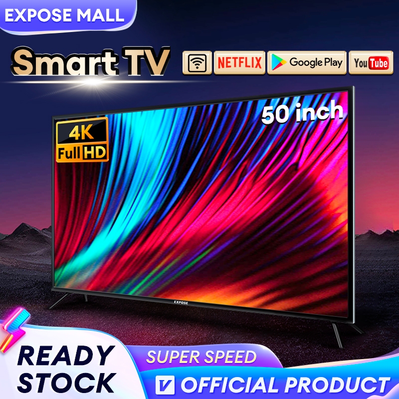 EXPOSE Smart TV 50 Inch Television 32 inch/43 inch Digital TV 4K UHD ...