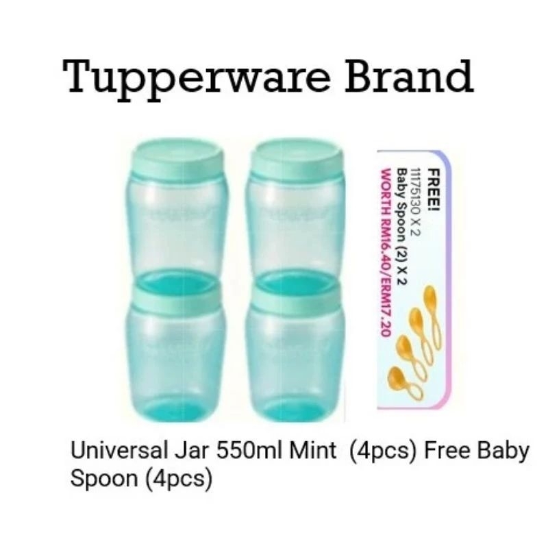 Tupperware Universal Jar 4.5L/1.5L/825ml/325ml/550ml | Shopee Malaysia