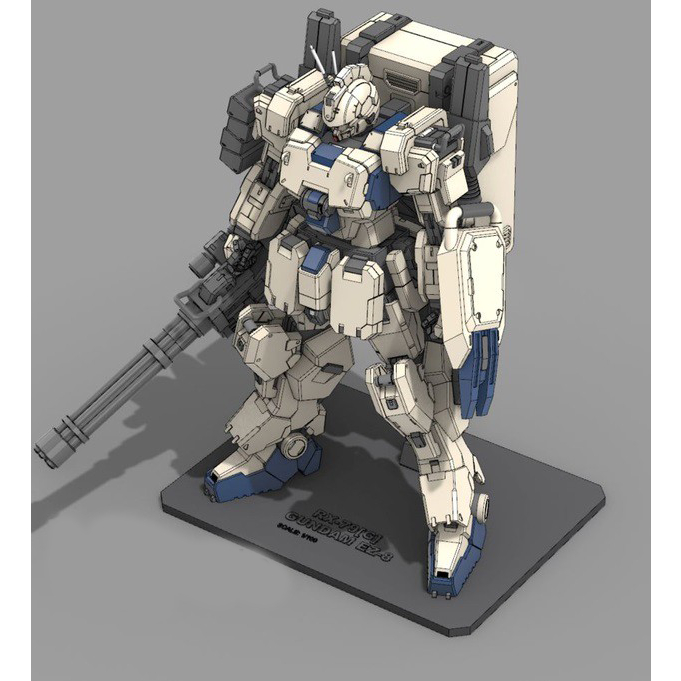 EZ-8 Mobile Suit Gundam 3D Printing Action Figure Model High Precision ...