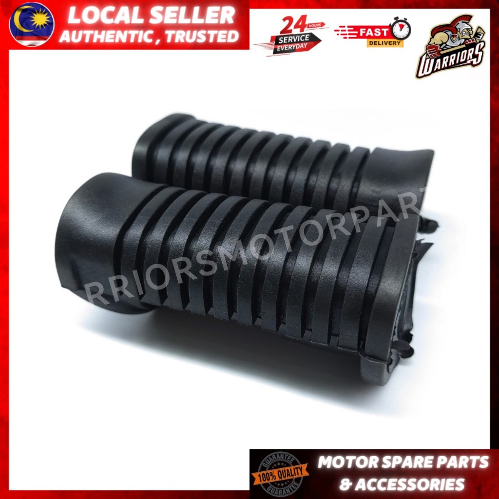HONDA EX5/EX5 DREAM/WAVE100/WAVE 100/W100 FRONT FOOTREST RUBBER SET ...