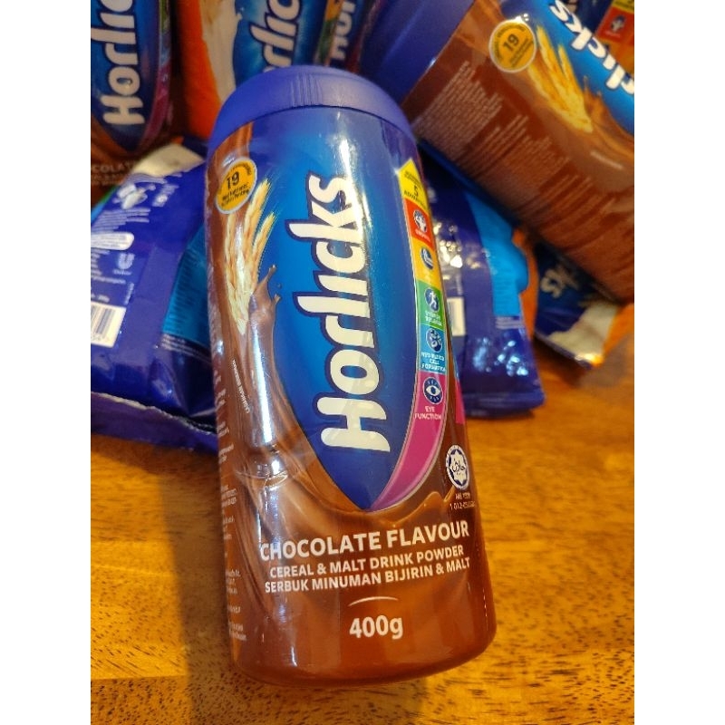 Horlicks Chocolate Cereal & Malt Drink Powder 400g (Exp:02/25) | Shopee ...