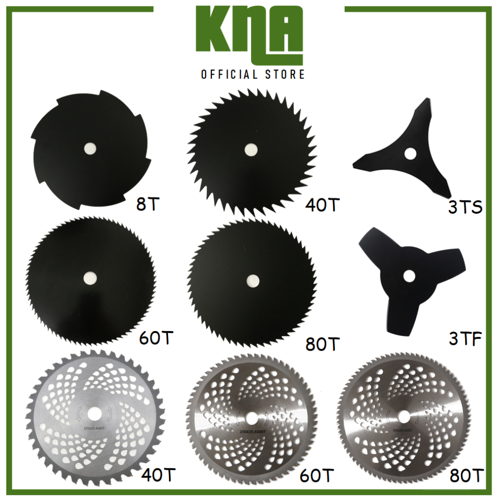 📦READY STOCK📦3T/8T/36T/40T/60T/80T Lawn Mower Blade Pisau Mesin Rumput Gasoline Cordless Mata ...