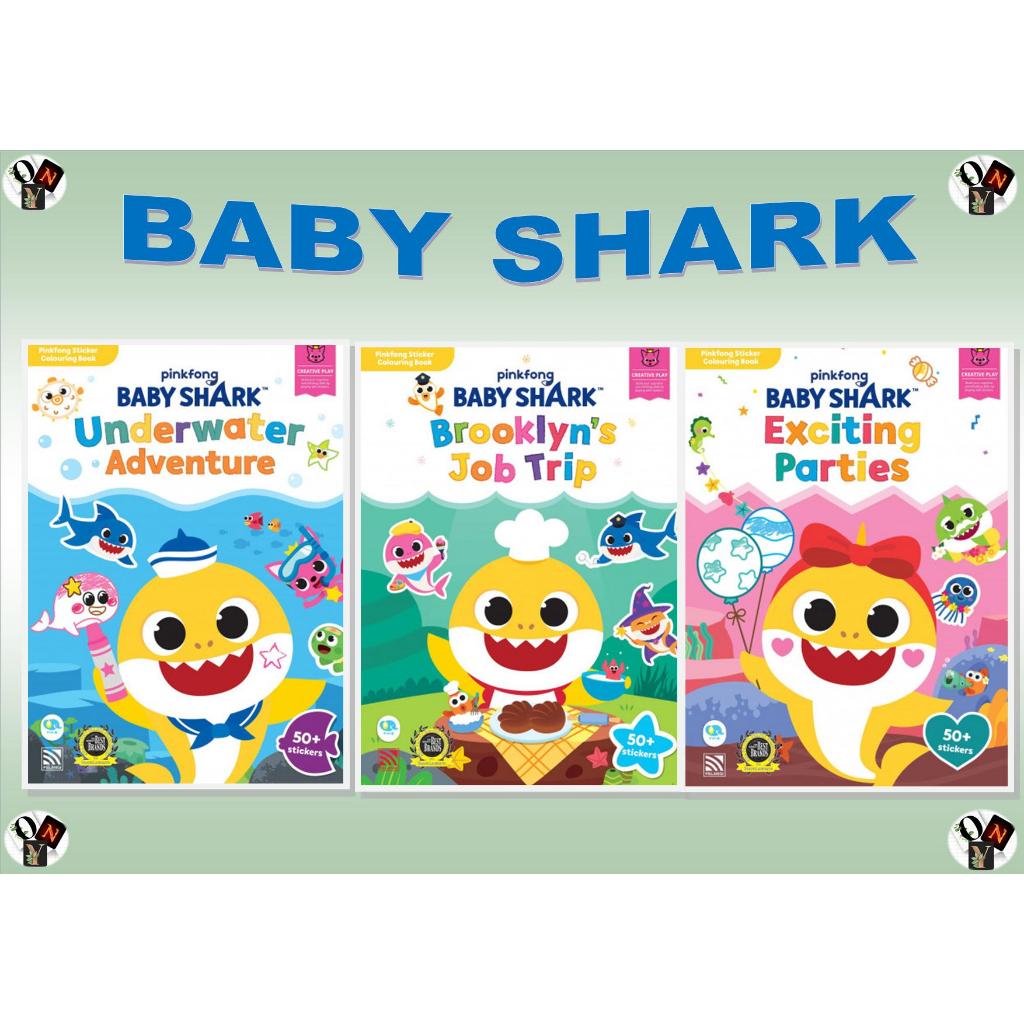 PELANGI - Baby Shark Sticker and Colouring / Baby Shark menampal ...