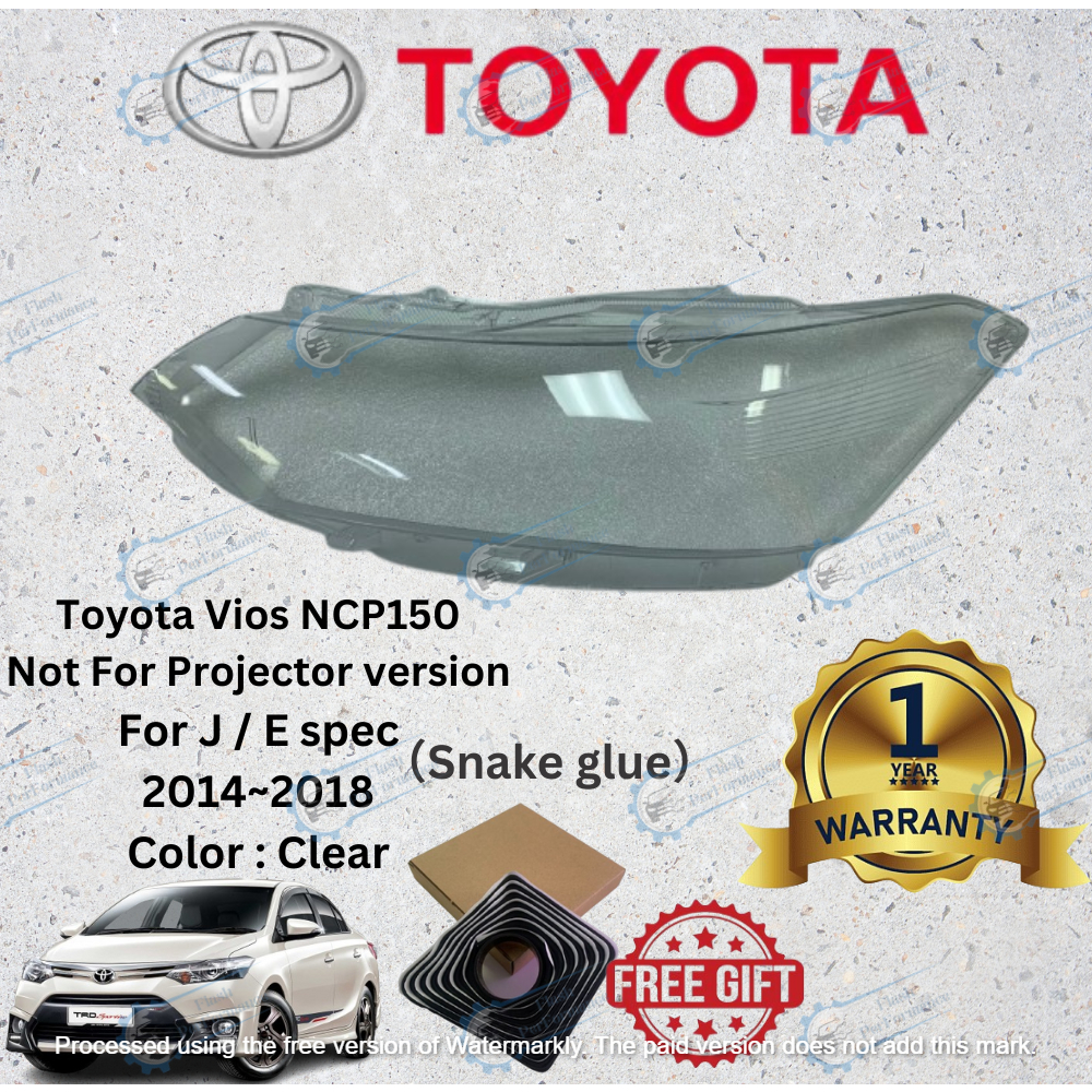 Toyota Vios ( NCP 150 ) Head Lamp Cover / Head light cover / Headlamp ...
