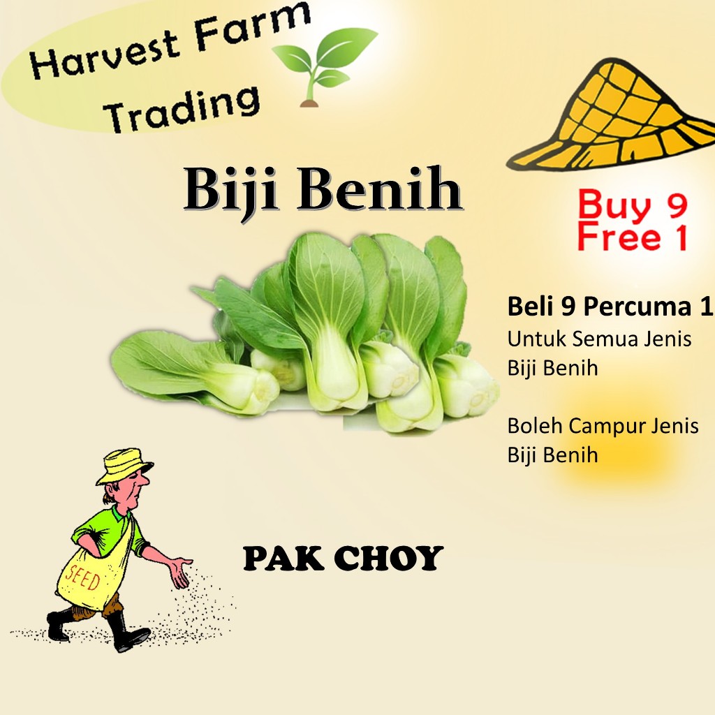 biji benih sayur sayuran pelbagai bunga vegetable seed bibit anak pokok ...