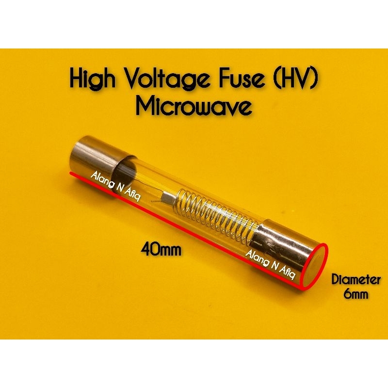 HV High Voltage Fuse For Microwave. 5kV 0.9A. 6mm x 40mm | Shopee Malaysia