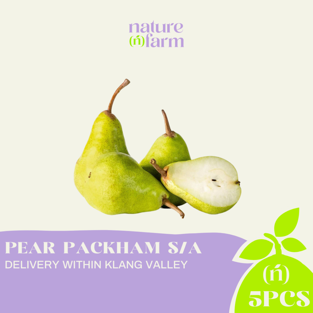 Nature Farm Pear Packham South Africa /Pir Packham (5PCS/PKT) | Shopee ...