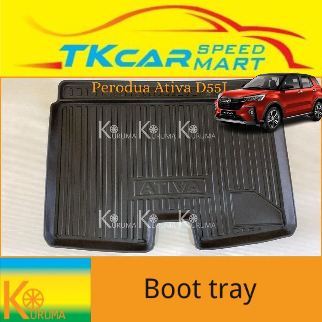[READY STOCK] PERODUA ATIVA D55L ( KURUMA ) RUBBER TPO SOFT HIGH ...
