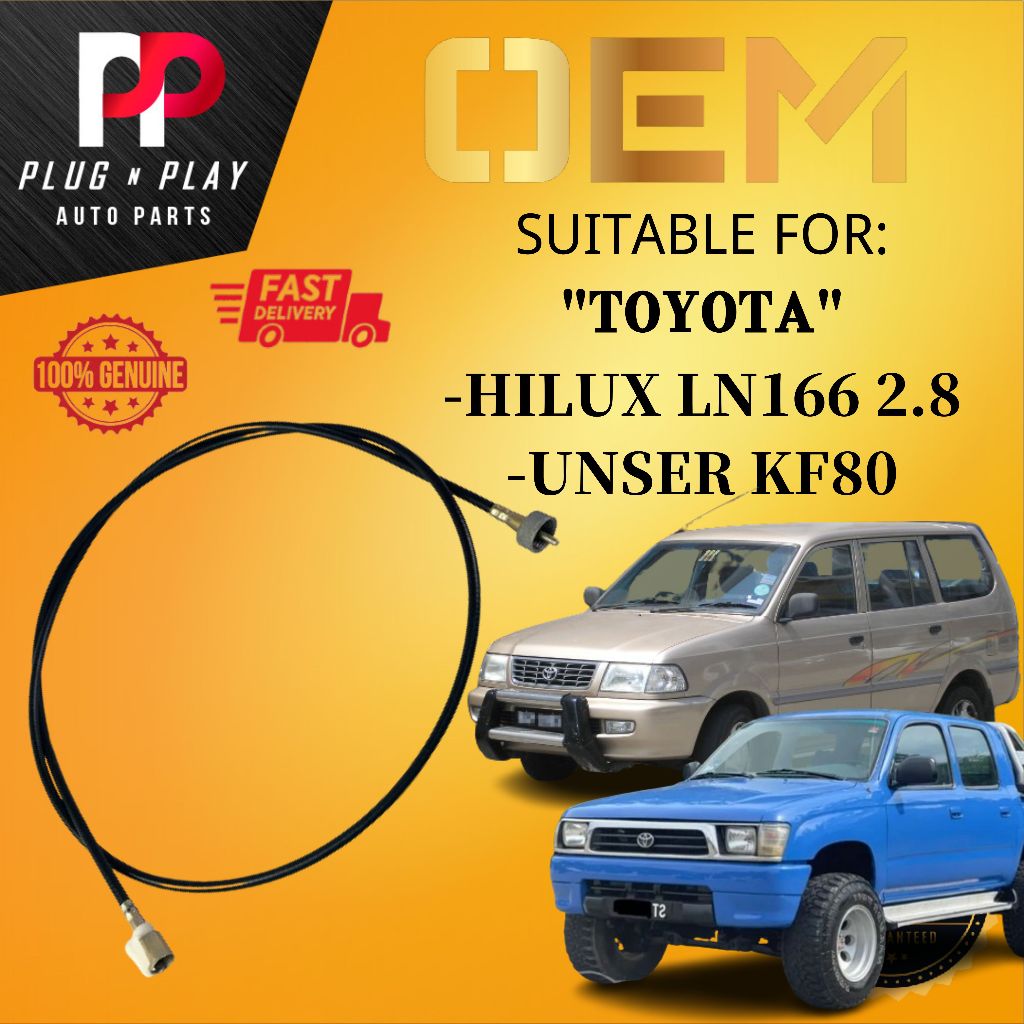 TOYOTA HILUX LN166 2.8 / UNSER KF80 SPEEDO METER CABLE QUALITY PRODUCT ...
