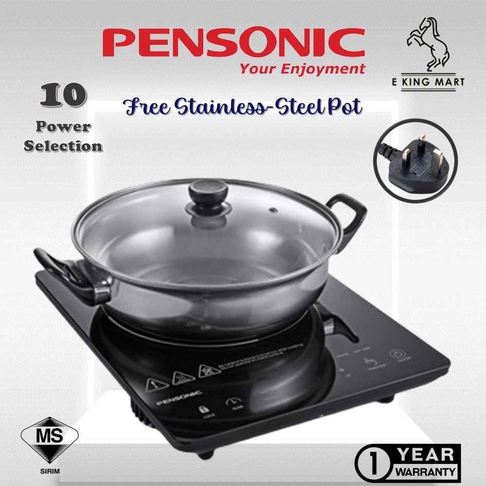 PENSONIC Induction Cooker Electric Stove PIC-2008 FREE Steel Pot Dapur ...