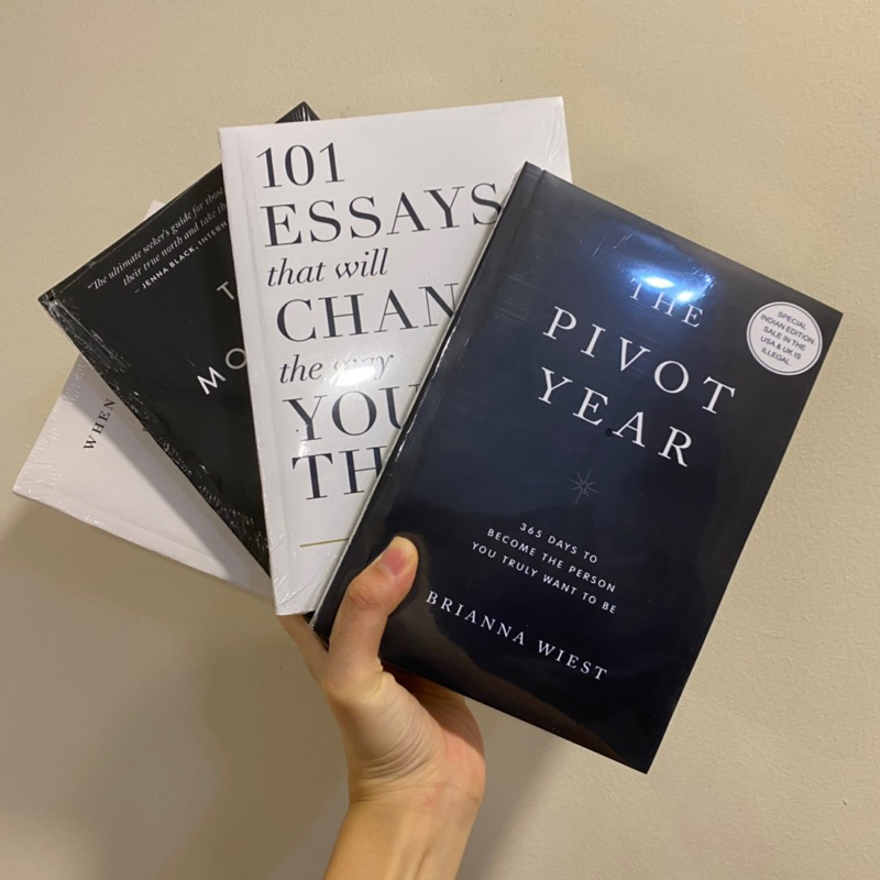 Brianna Wiest 4 Books Series - Mountain is you, 101 essays, this is how ...