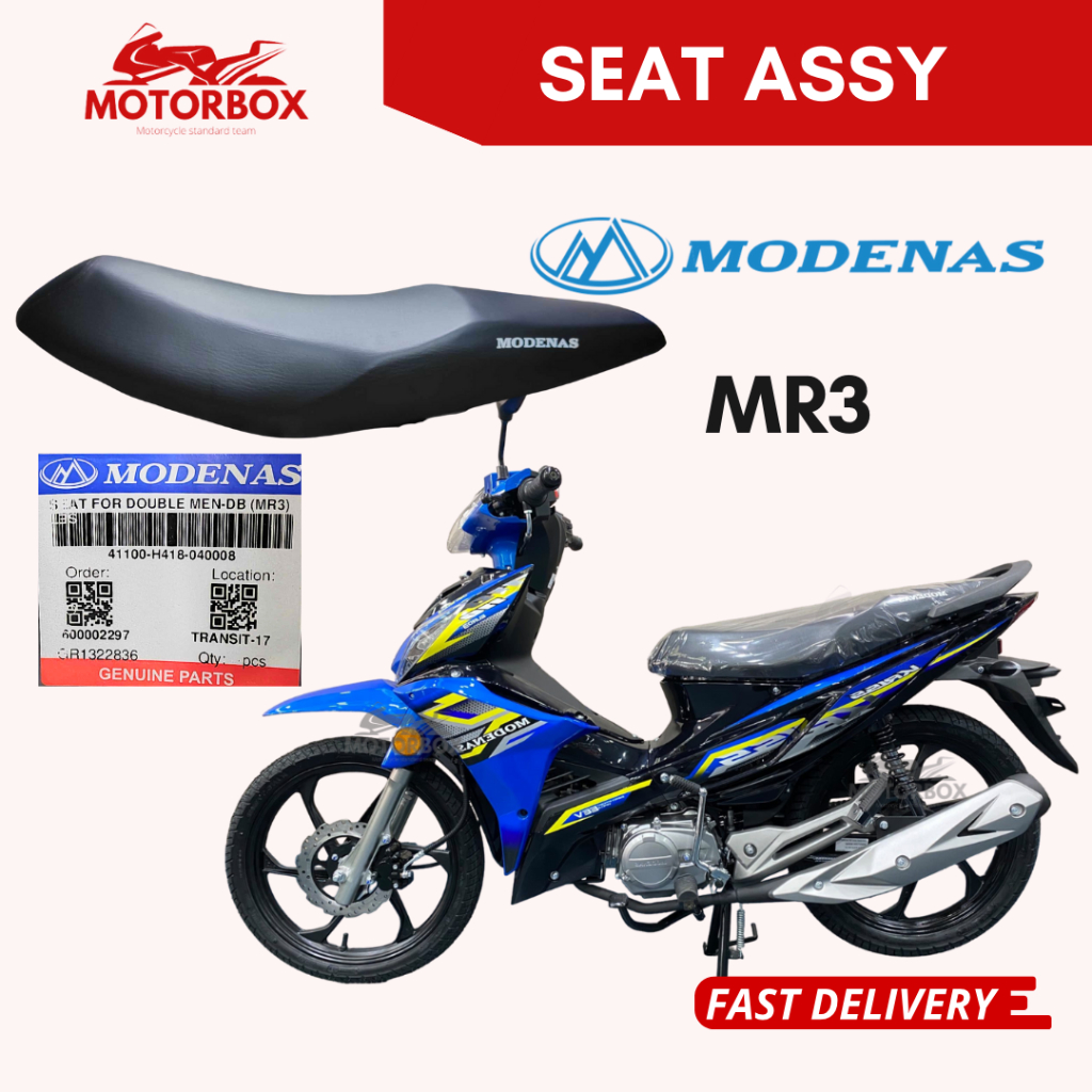 ORIGINAL MODENAS MR3 SEAT ASSY CUSHION TEMPAT DUDUK KUSYEN - KRISS 110 ...