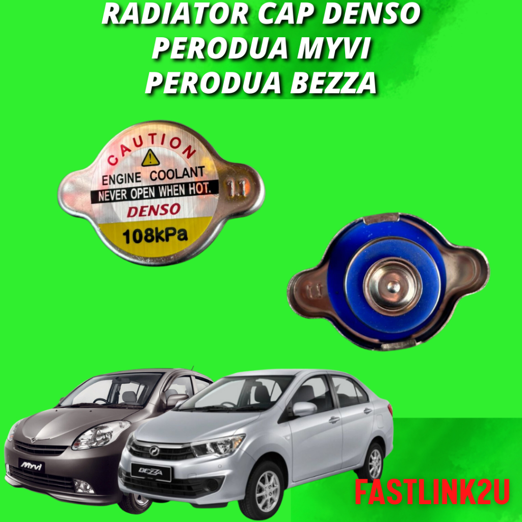 Fastlink Perodua Myvi Bezza Radiator Cap Denso 022510-4150 100% New ...