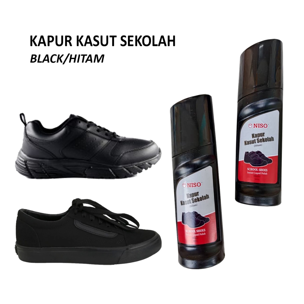 Niso Kapur Kasut Sekolah (Hitam/Black shoe) 100ml RM14.70/6bottle RM28 ...