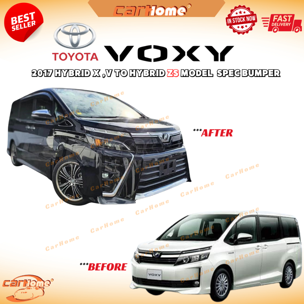 Toyota Voxy 2017 2018 2019 2020 X V ZS HYBRID Voxy front bumper Voxy ...