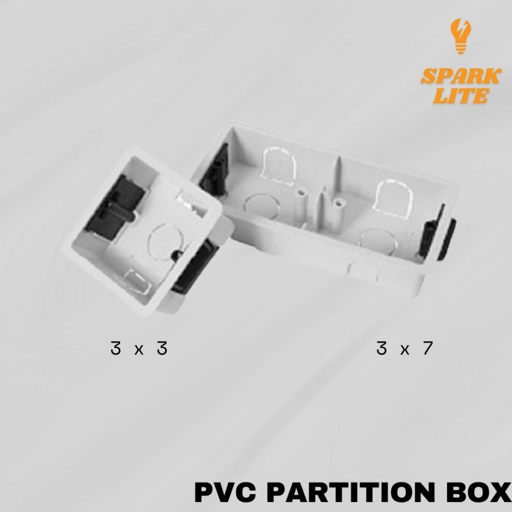 PVC Partition Box / Partition Base 3x3 3x7 (white) | Shopee Malaysia