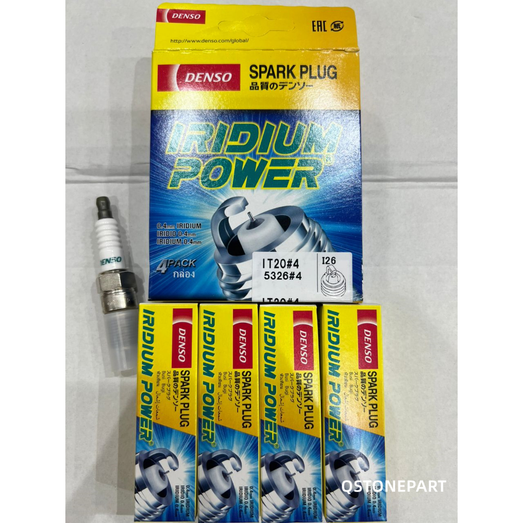 PROTON GEN2 & PERSONA/MAZDA 6-ORIGINAL DENSO SPARK PLUG SET 4PCS [IT20 ...