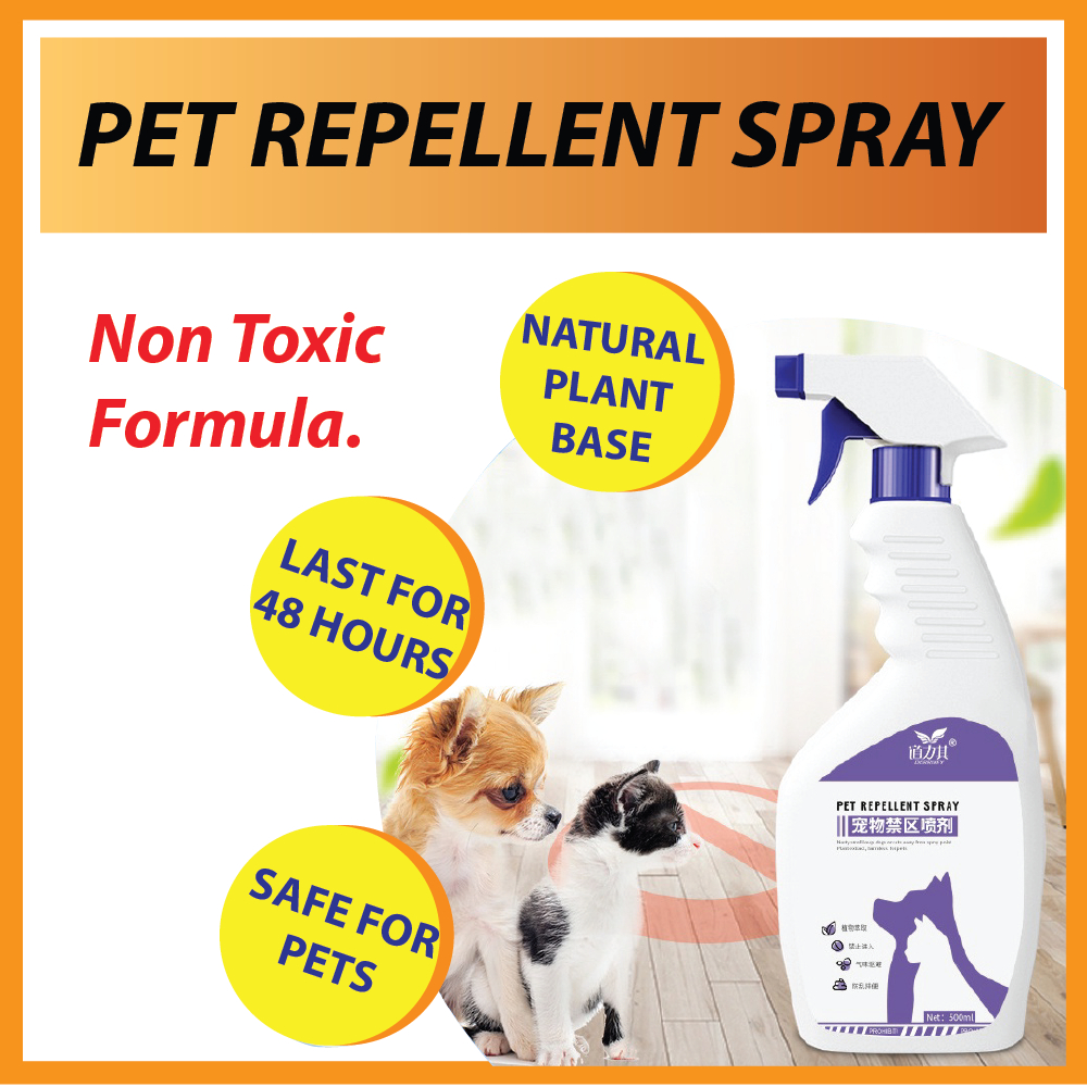Cat And Dog Stay Away Repellent Spray Penghalau Kucing Penghalau Anjing ...