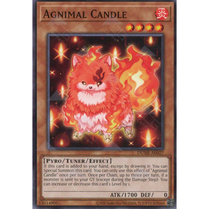 Yugioh DUNE-AE027 Agnimal Candle (N) | Shopee Malaysia