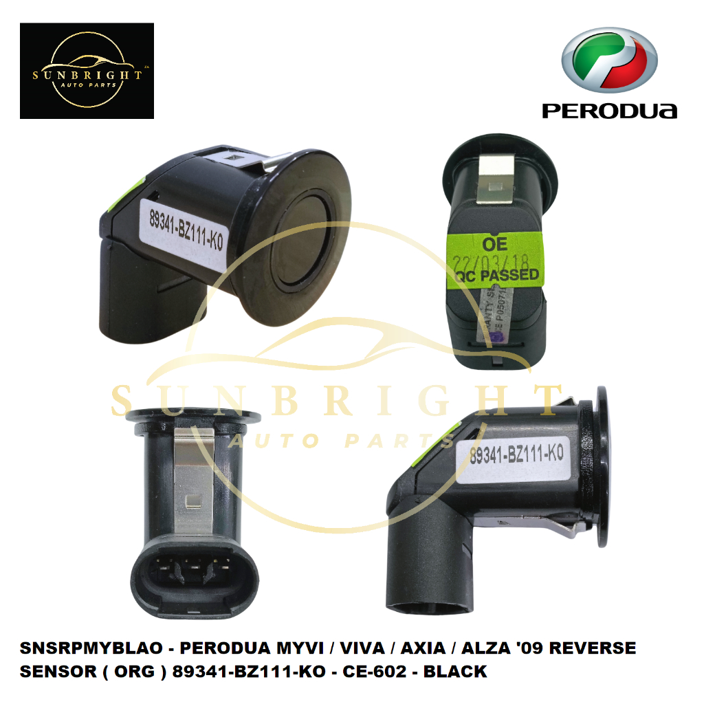 PERODUA MYVI / VIVA / AXIA / ALZA '09 REVERSE SENSOR ( ORG ) 89341 ...