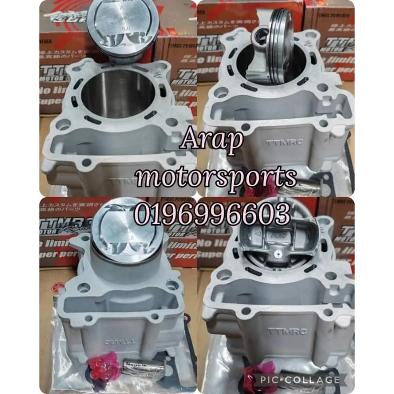 XMAX250 XMAX300 TTMRC TAIWAN RACING CYLINDER BLOCK 76MM CERAMIC COATED ...