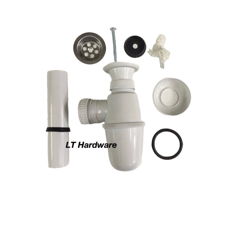 32mm PVC bottle trap with waste (Toilet white basin) | Shopee Malaysia