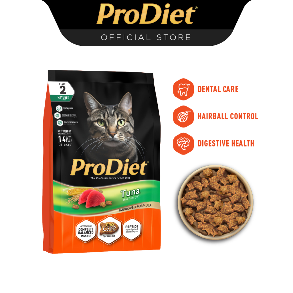 ProDiet Fresh Tuna Dry Cat Food [Makanan Kucing] (1.4kg) | Shopee Malaysia