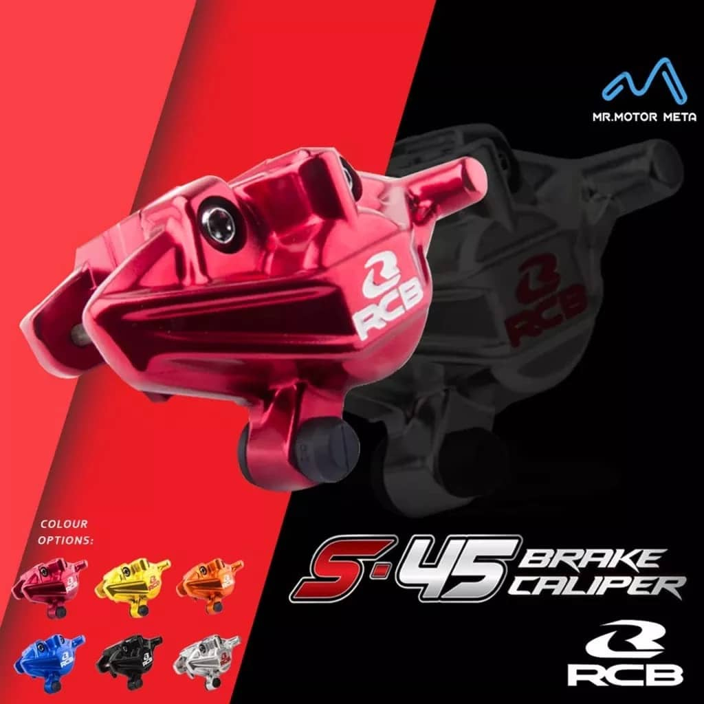 RCB RACING BOY UNIVERSAL (REAR) BRAKE CALIPER S-45 SERIES BRAKE PUMP ...
