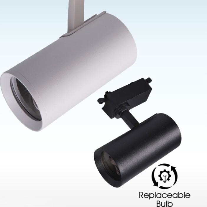 YETPlus YE85 GU10 White Black Aluminium Track Light Spotlight Spot ...