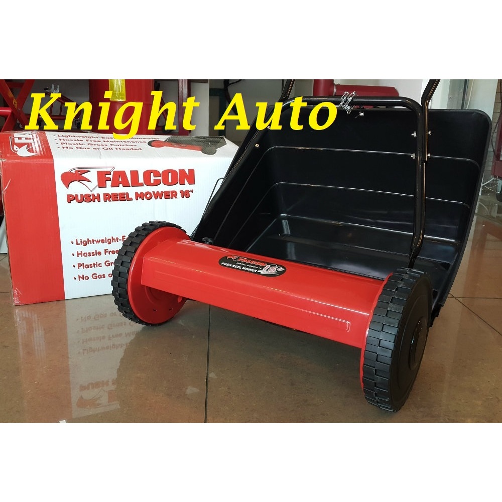 Falcon 16" Hand Push Lawn Mower C/W Grass Catcher ID558305 | Shopee ...