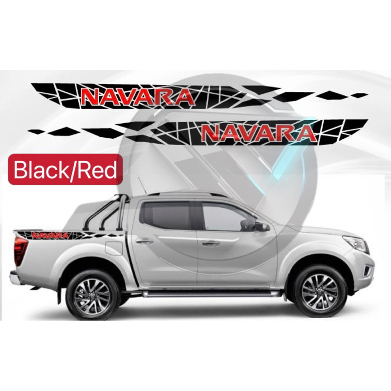 (Ready Stock) S1324# Nissan Navara Car Body Trunk vinyl decal Sticker ...
