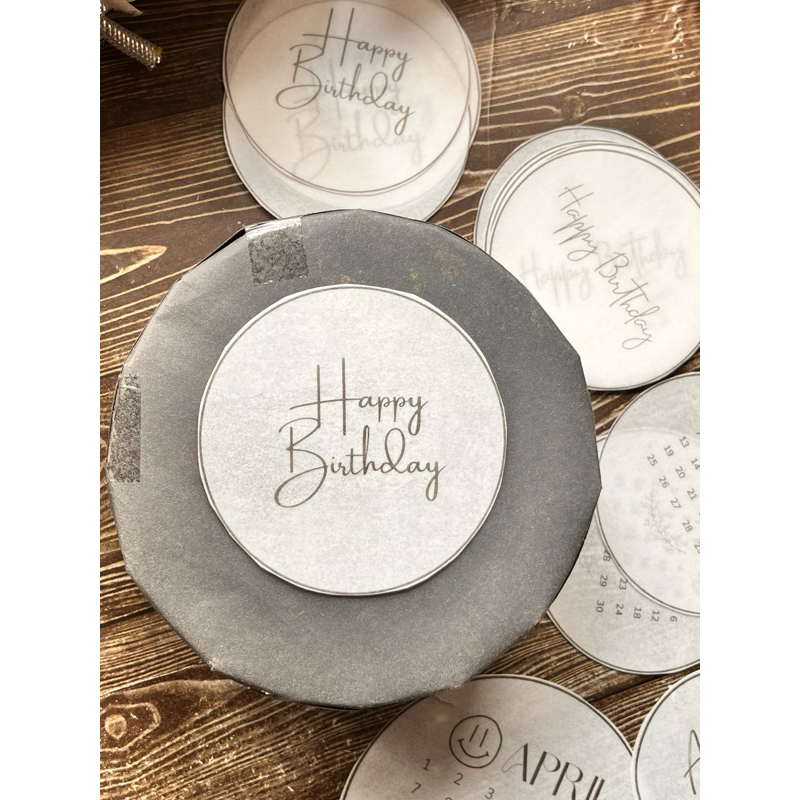 Burnaway cake Wafer paper printing, 4",edible cake decoration, wafer ...