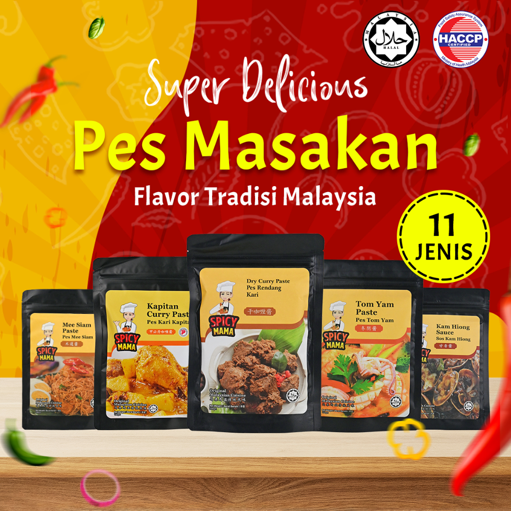 Spicy Mamak - Flavor Tradisi Malaysia Pes/Sos (Sedap untuk 4-5 Orang ...