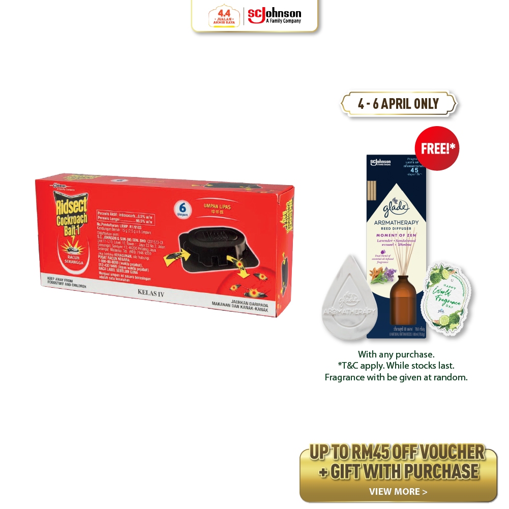 Ridsect Cockroach Bait 1 (6s) | Shopee Malaysia